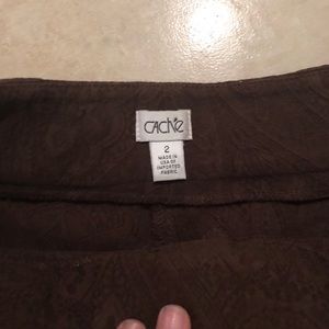 Cache | Shorts | Cache Brown Shorts Size 2 | Poshmark